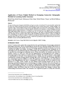 Application of Fuzzy Delphi Method in designing interactive infographic module for learning ...